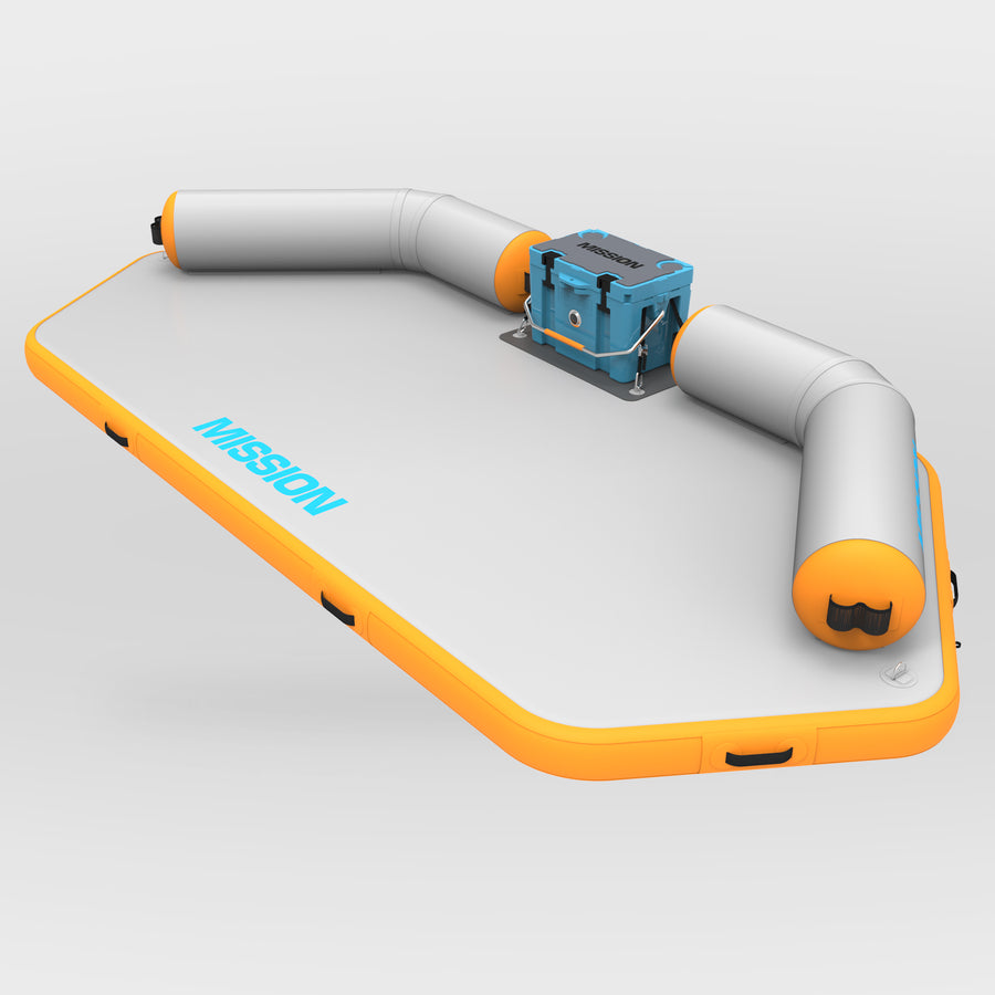 REEF DECK | Inflatable Swim Platform & Lounger | Connects to Pontoon ...