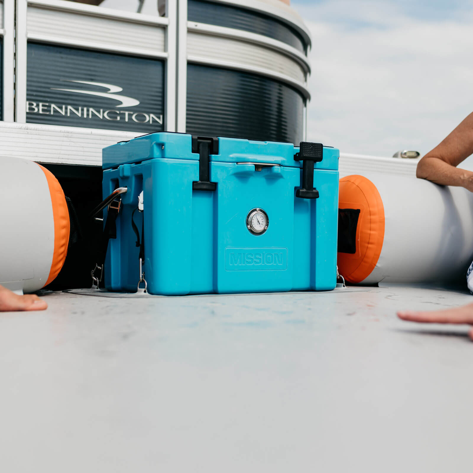 REEF DECK | Inflatable Swim Platform & Lounger | Connects to Pontoon ...