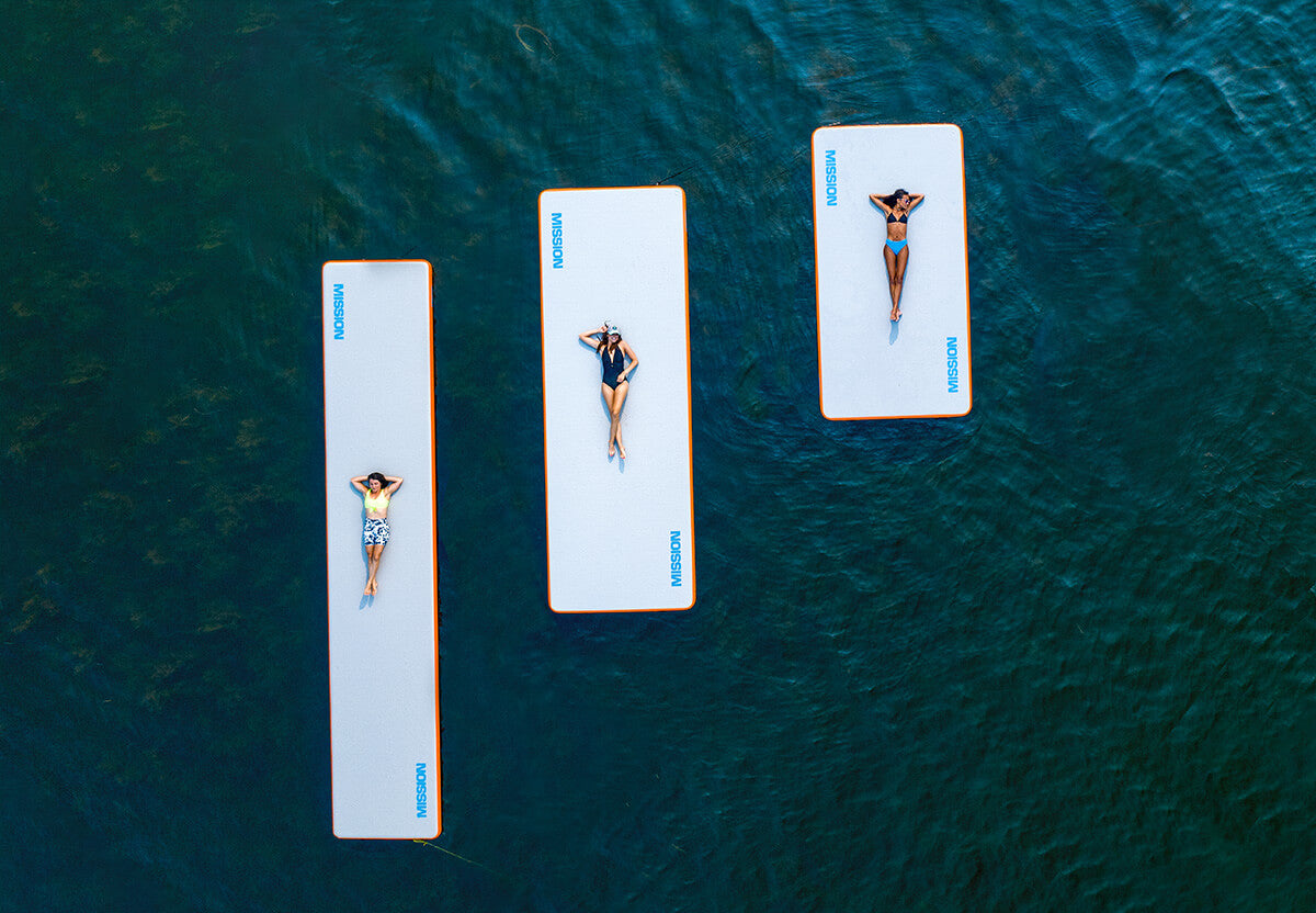 Inflatable Water Mats for Boats, Lakes & Floating | MISSION Boat Gear