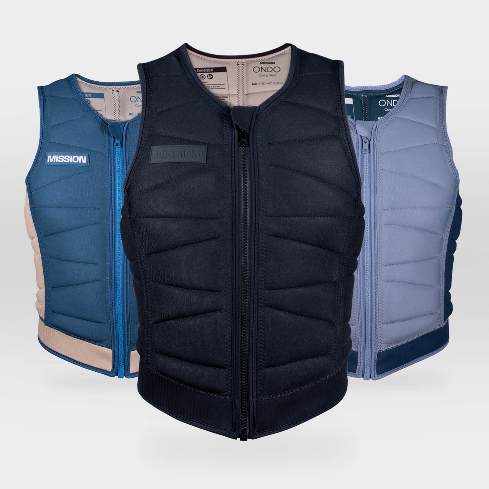 ONDO Comp & Impact Life Vest for Wakesurfing & Wakeboarding | MISSION